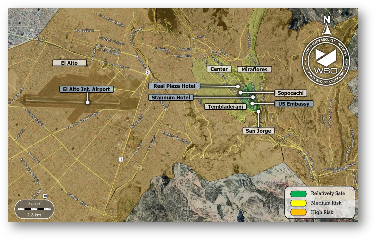 Bolivia: Security Profile – WSO Worldwide Security Options
